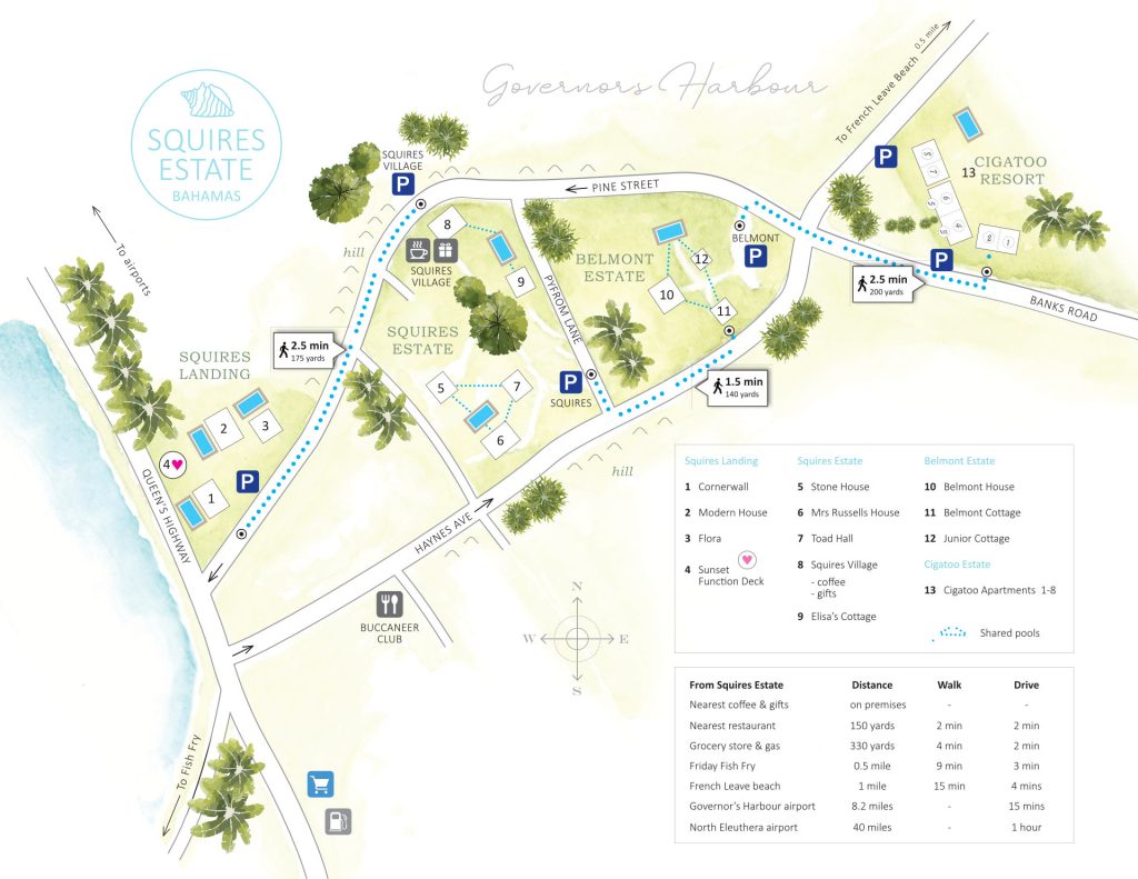 Estate Map - Squires Estate